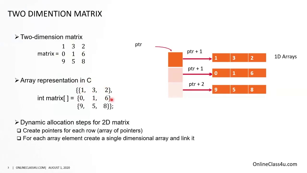 Dynamic Memory Allocation Using Malloc