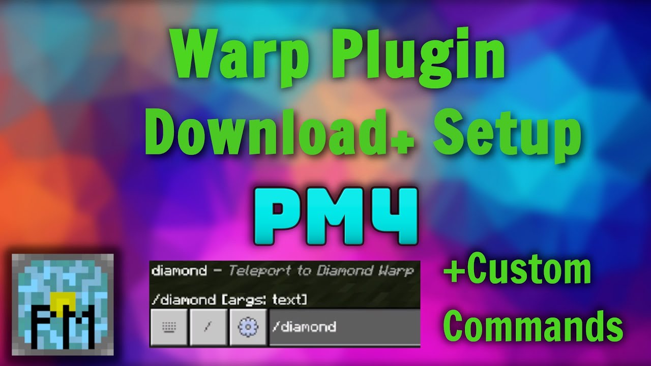 Pocketmine Warp Plugin Custom Commands Youtube