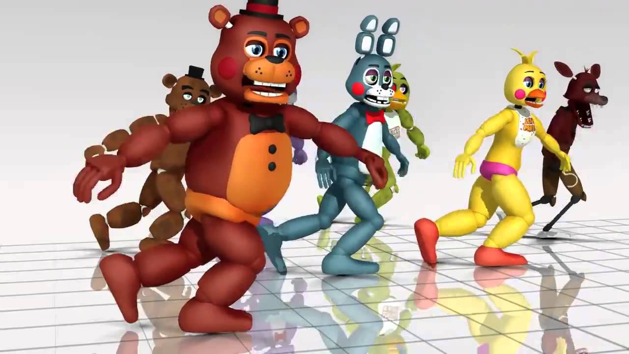 Mmd Fnaf My Room Disco Night Youtube