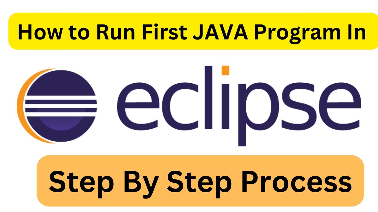 How To Run First Java Program In Eclipse Ide Step By Step Process Youtube