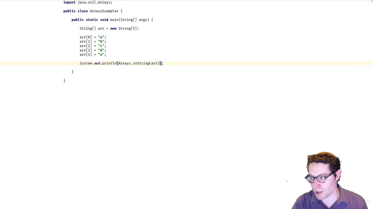 Iterating Over Arrays Youtube
