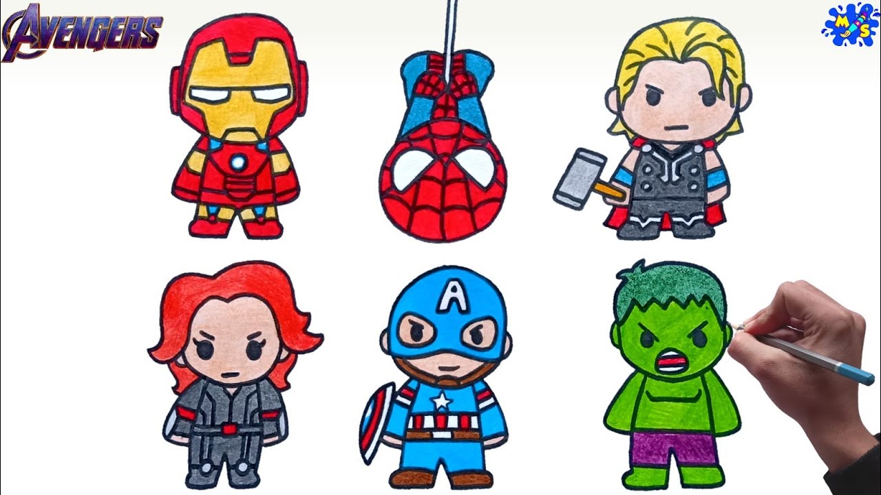 How To Draw Marvel Characters