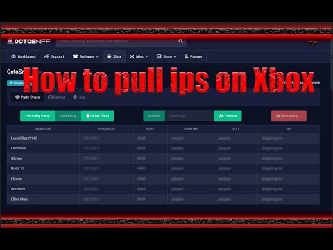 How Pull Ip S In Xbox Parties In 2021 Patched Check Description