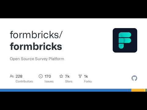 Github Formbricks Formbricks Open Source Survey Platform Youtube