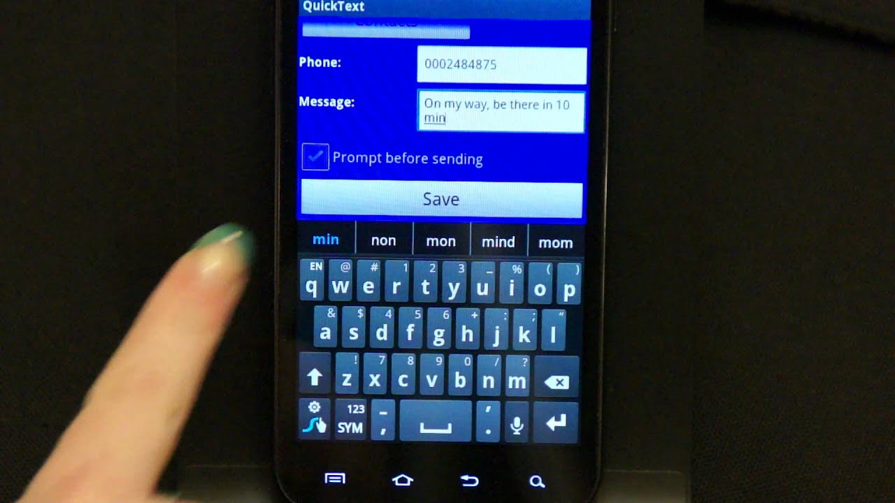 Quicktext Demo Youtube