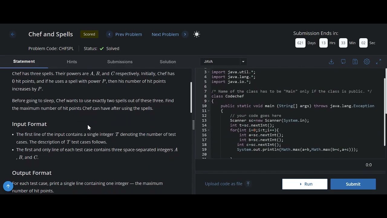 Chef And Spells Codechef Solution Learning Path 1 To 2 Youtube