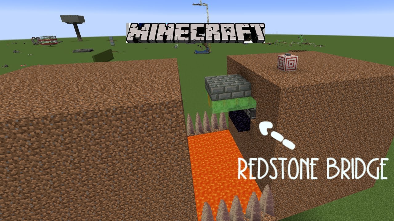 How To Make A Redstone Bridge Minecraft Redstone Guides Youtube