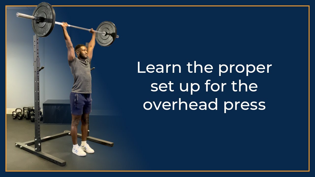 How To Perform An Overhead Press Youtube