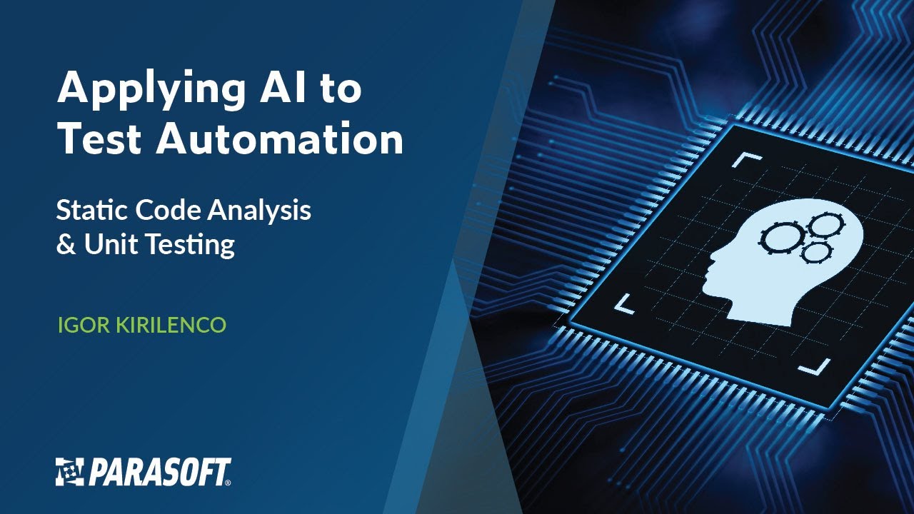 Applying Ai To Test Automation Static Code Analysis And Unit Testing