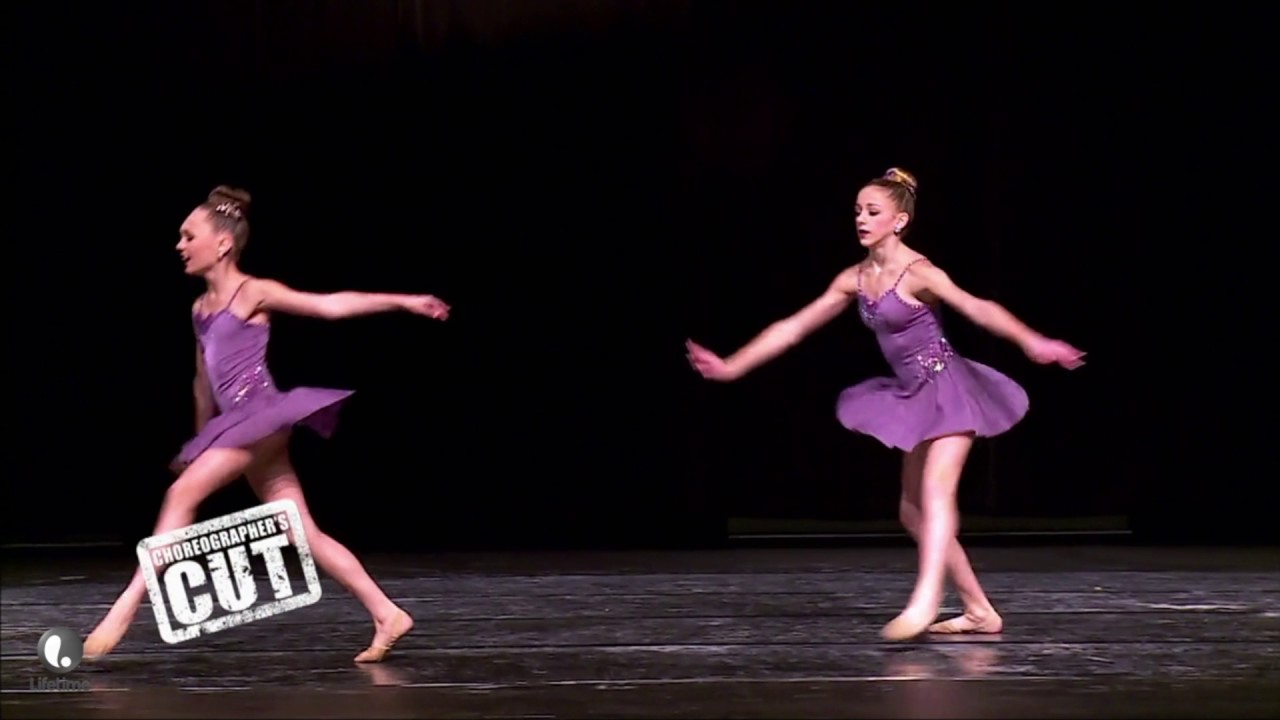 Maddie Ziegler And Chloe Lukasiak Duet Black Swan