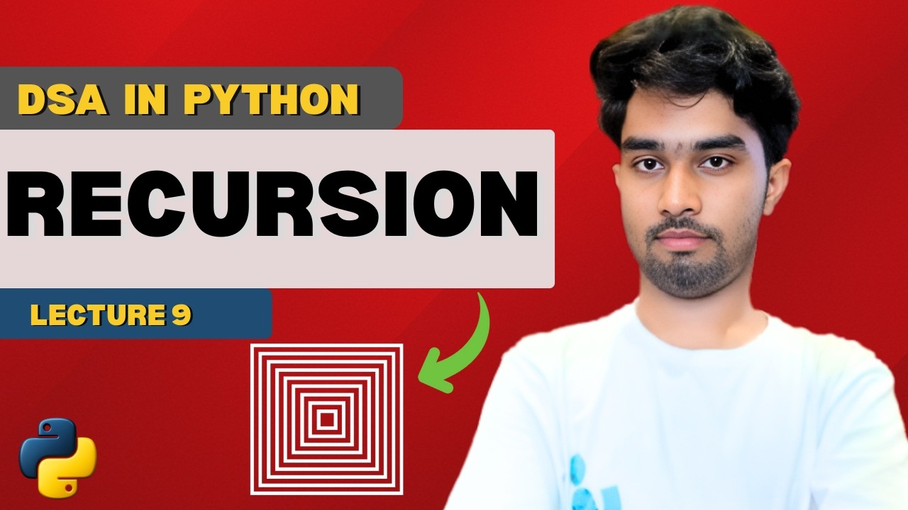 Recursion In 10 Minutes Recursion In Python Dsa In Python Lecture 9
