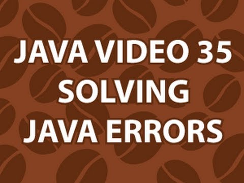 Java Video Tutorial 35 Youtube