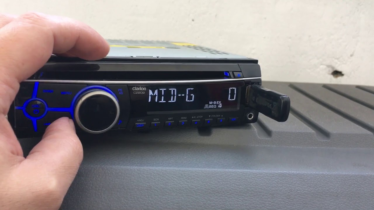 Clarion Cz202 Test Youtube