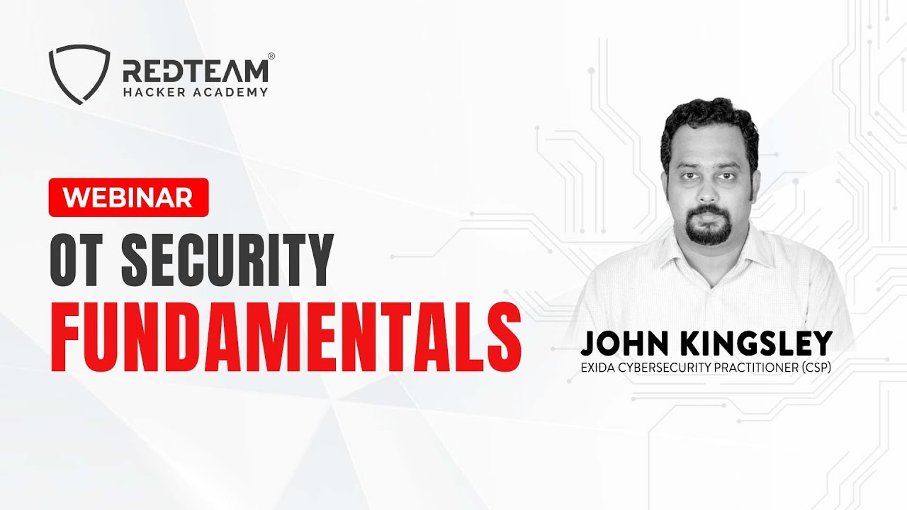 Ot Security Fundamentals Cybersecurity Webinar Redteam Hacker