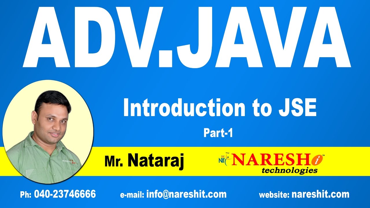 Introduction To Advanced Java Jse Part 1 Advanced Java Tutorial