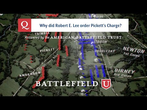 Why Did Robert E Lee Order Pickett S Charge Youtube