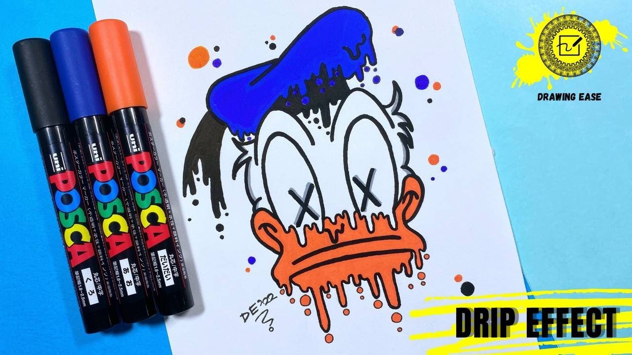 I Tried Out An Insane Drip Effect Drawing For The First Time 亞