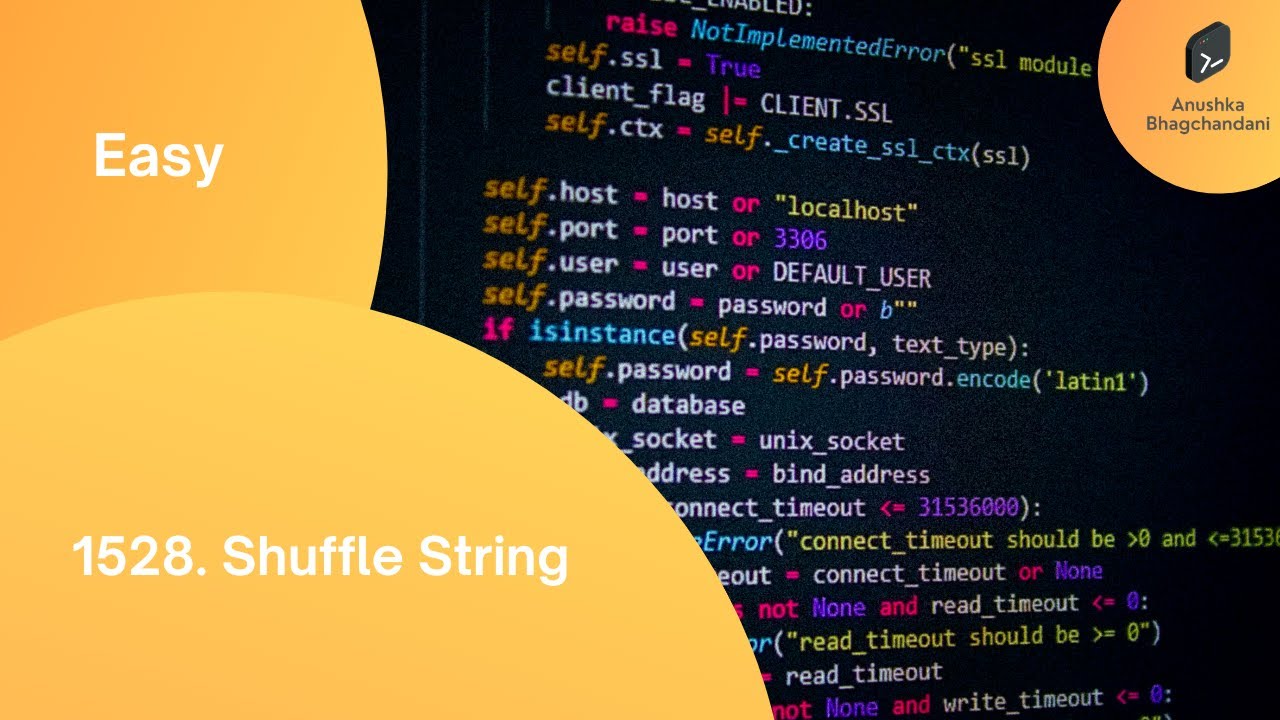 1528 Shuffle String Leetcode String Easy Java Youtube