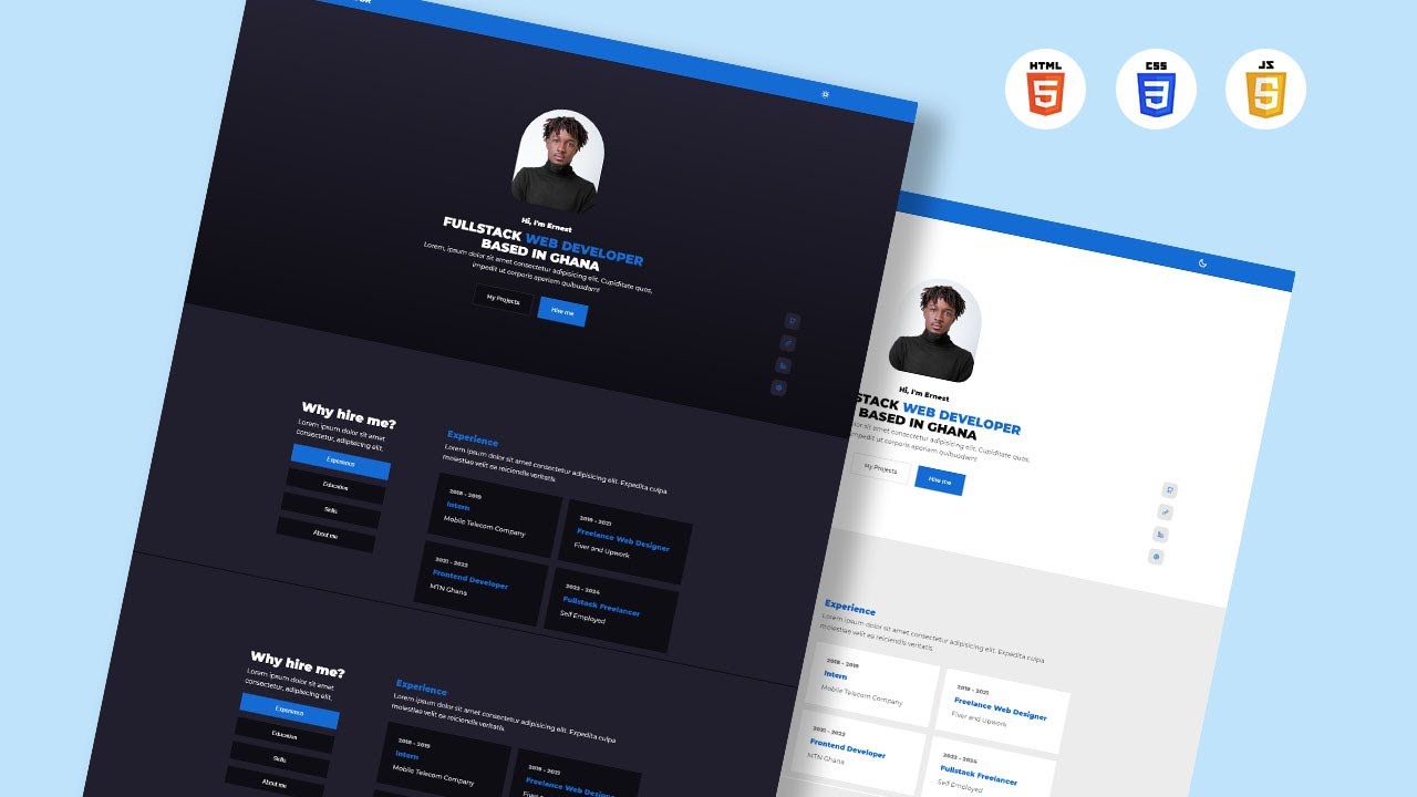 Build Deploy A Responsive Personal Portfolio Website Using Html Css
