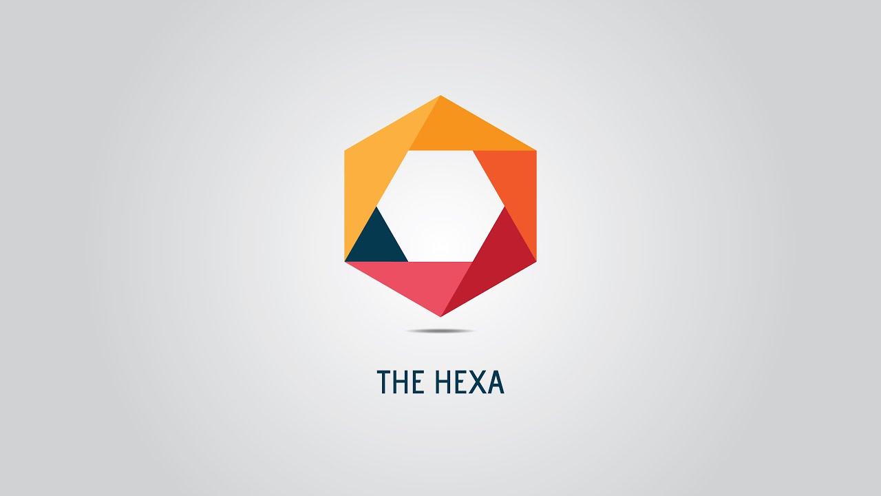 Illustrator Tutorial Logo Design Hexagon Youtube