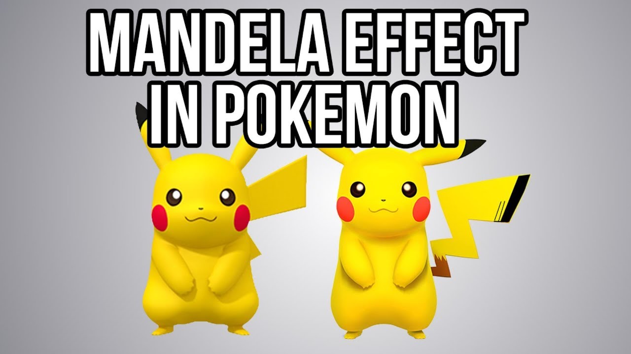Mandela Effect In Pokemon Mind Blowing Youtube