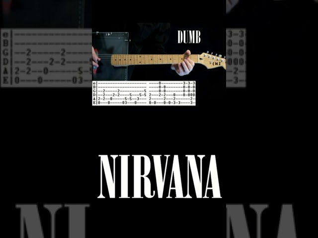 Nirvana Dumb Guitar Tab Cover Chords Chordify