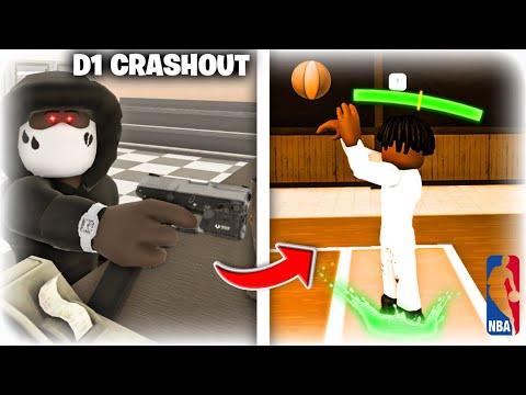 D1 Crashout Goes To The Nba In Roblox Youtube