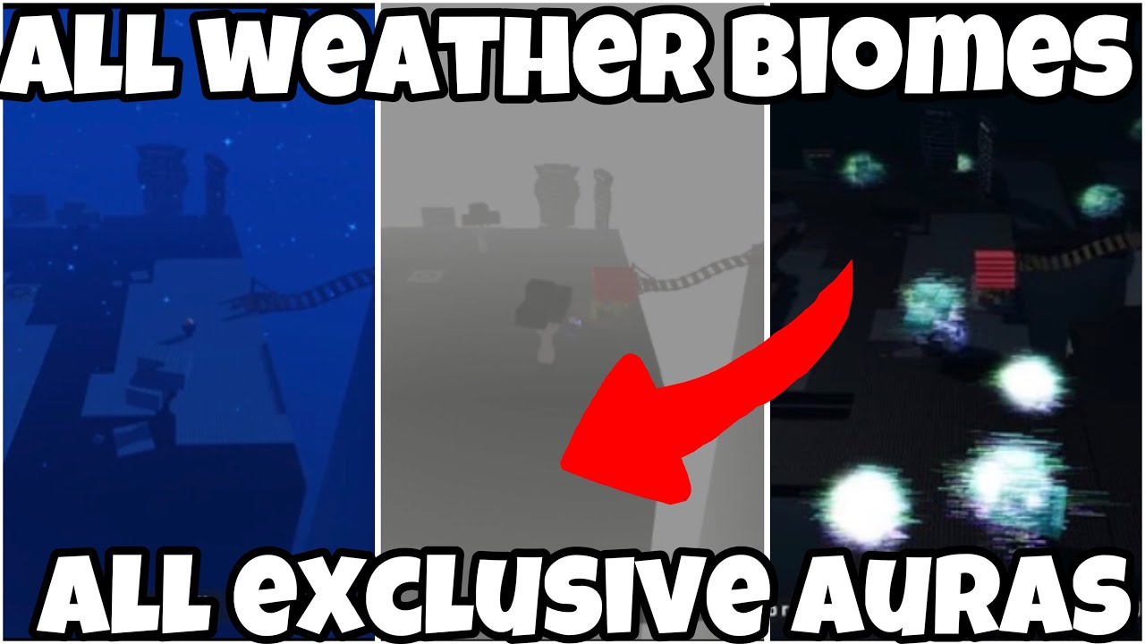 All Weather Biomes Information All Exclusive Auras Sols Rng Youtube