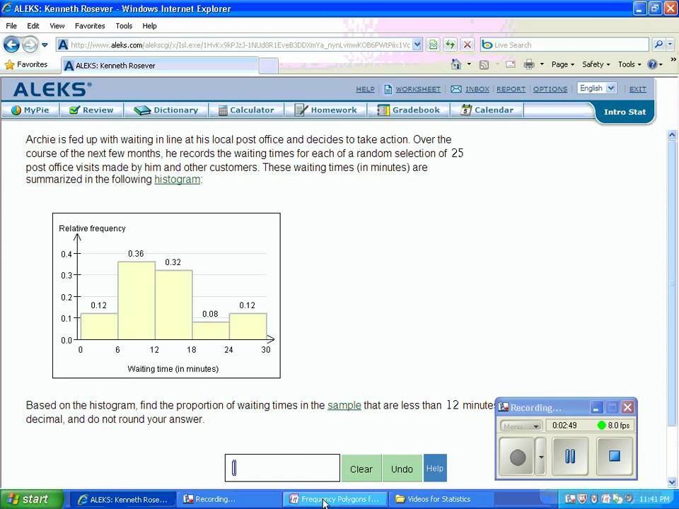 Interpreting Relative Frequency Histograms Wmv Youtube