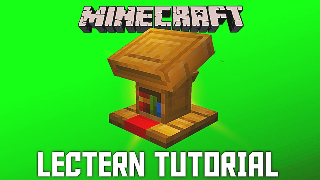 Minecraft Tutorial How To Craft Lectern Easy Guide Step By Step