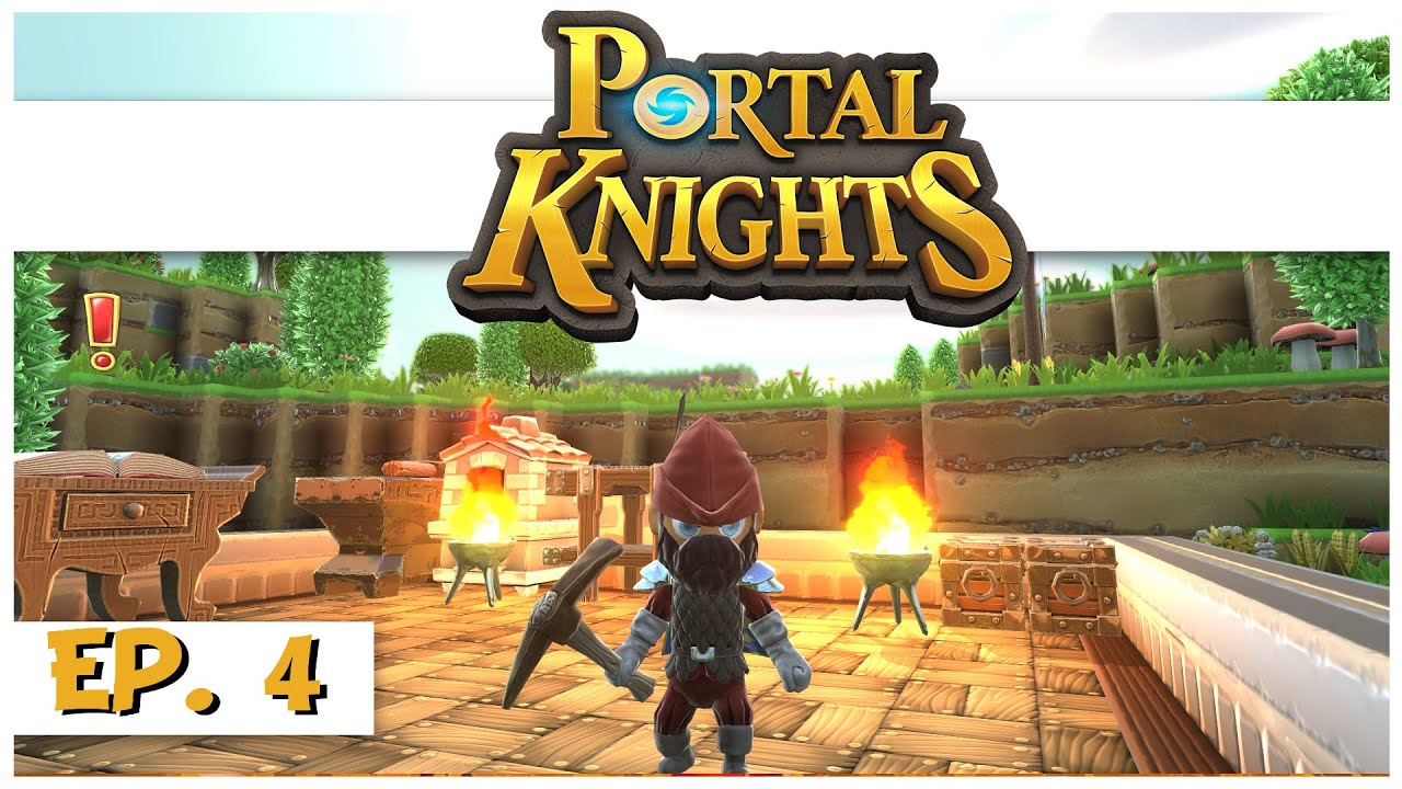 Portal Knights Ep 4 Building A Base Let S Play Portal Knights