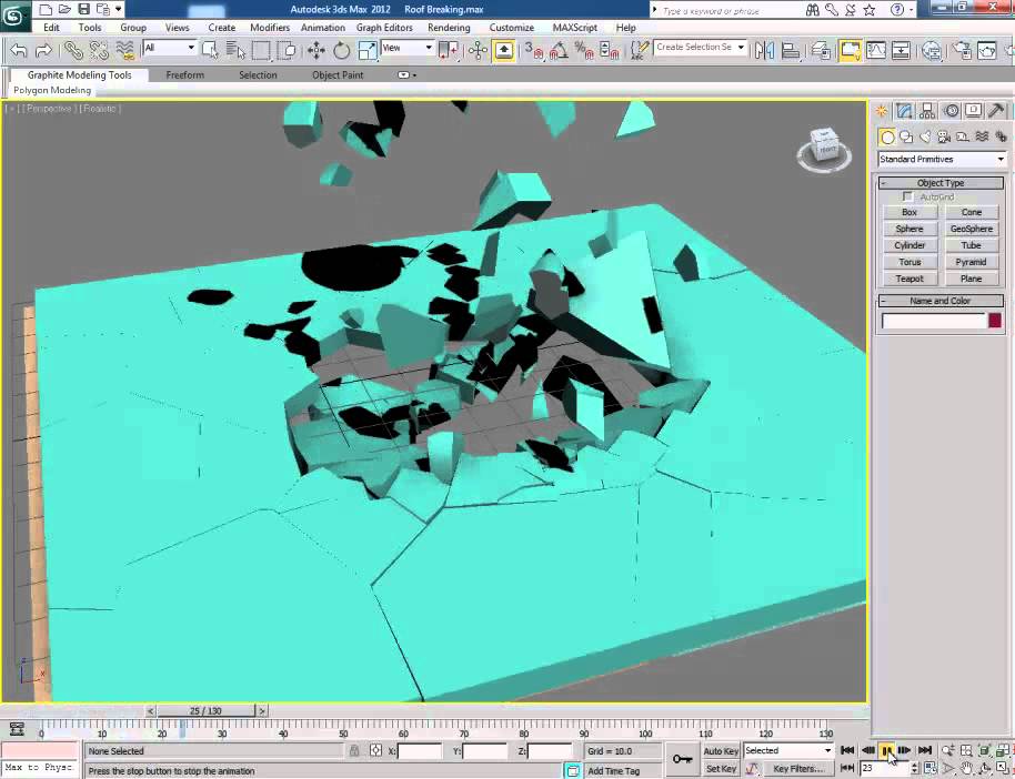 Breaking Objects In 3d Studio Max Using Pulldownit Envato Tuts