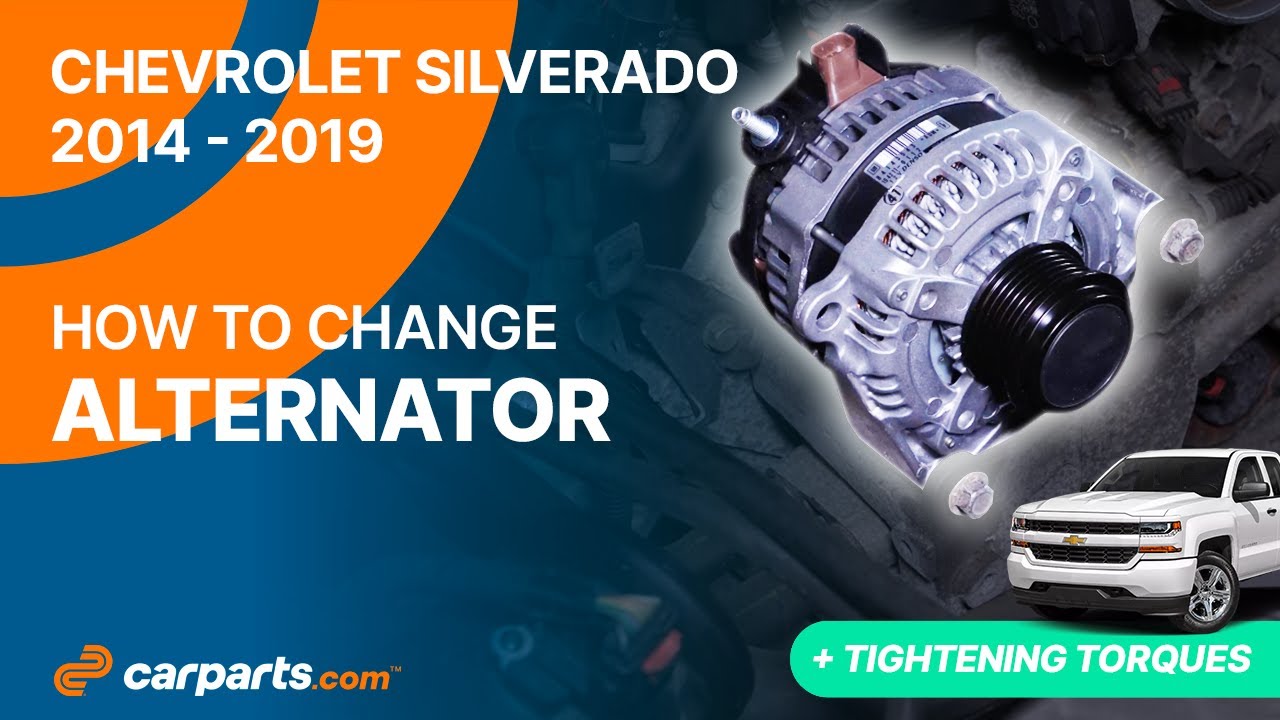 How To Replace The Alternator 2014 2019 Chevrolet Silverado âš Youtube