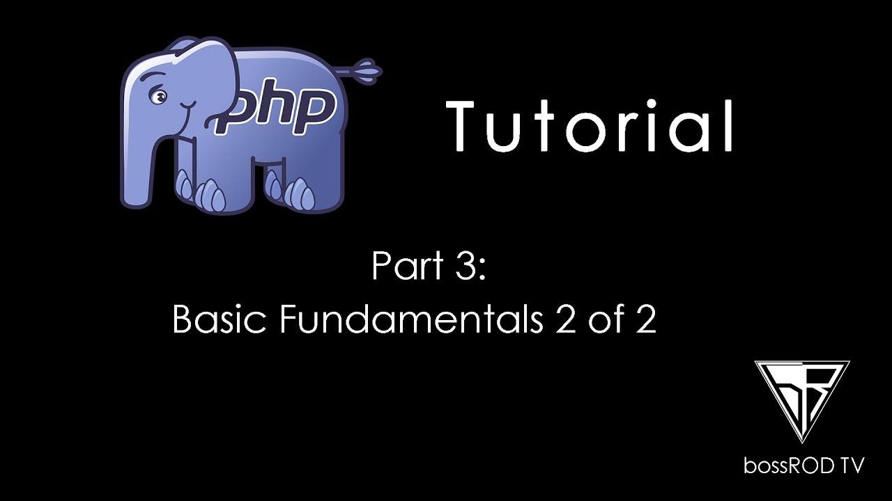 Tagalog Php Tutorial Part 3 Basic Fundamentals 2 Of 2 Youtube