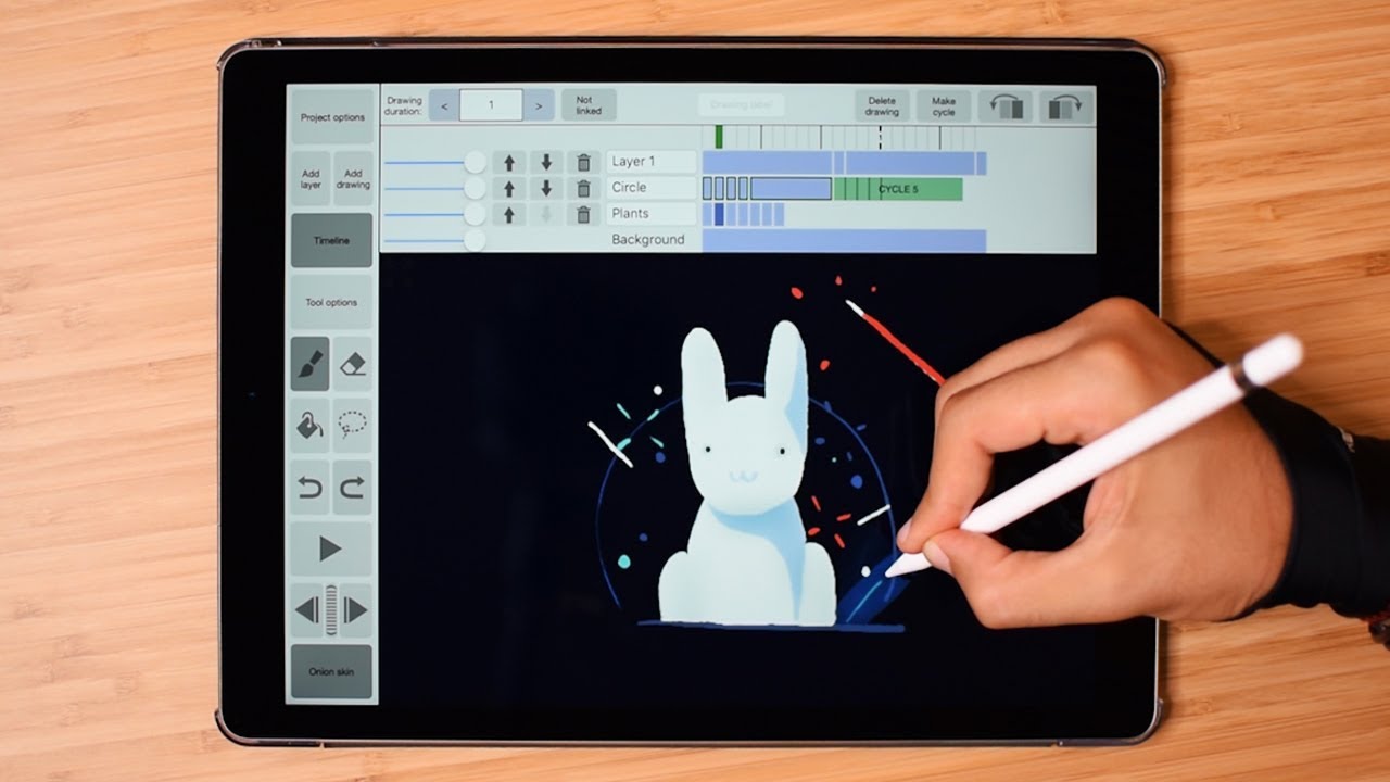 Animation With Ipad Pro Frame By Frame Using Roughanimator Youtube