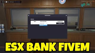 Esx Banking Fivem Fivem Scripting Fivem Shop Gta V Fivem Esx Scripts