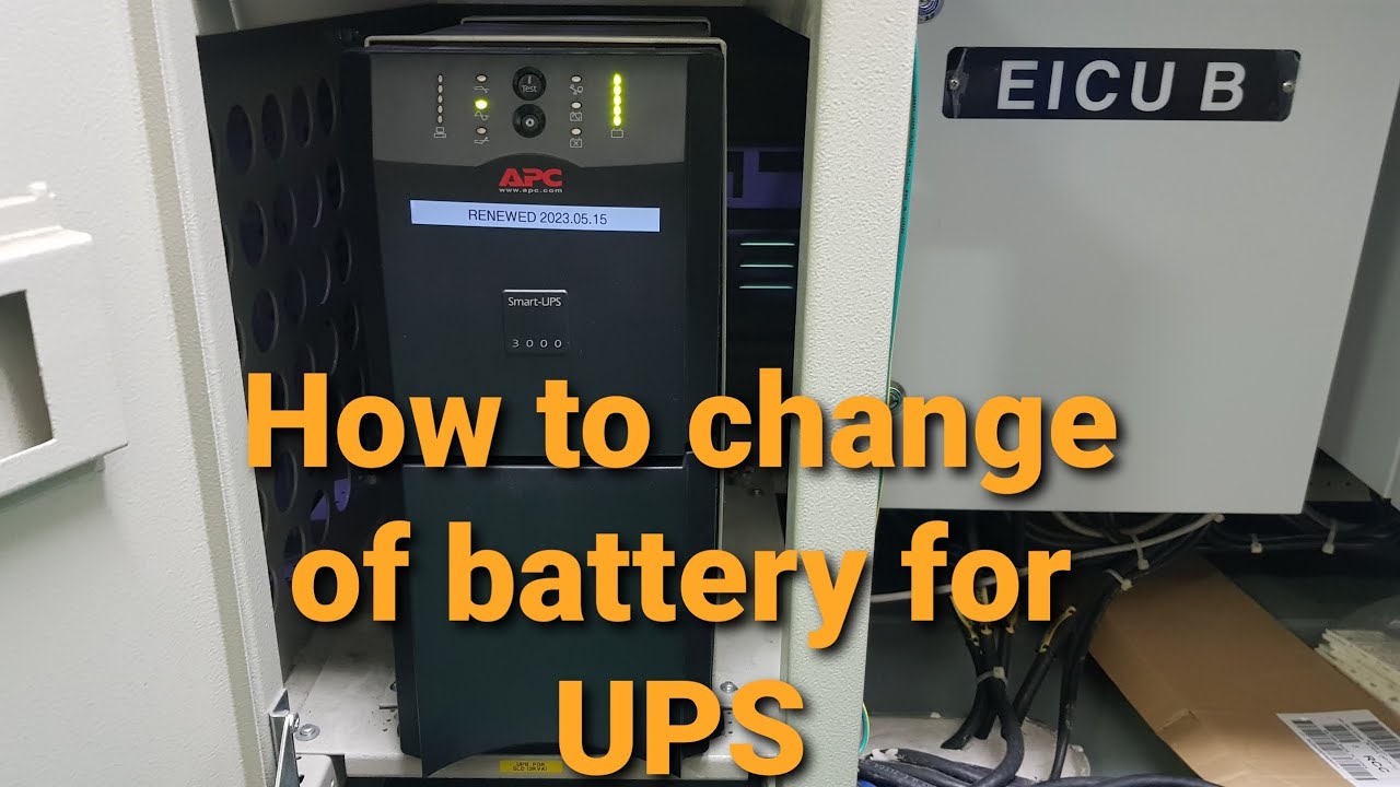 Ups Battery 교체 방법 Apc Smart Ups 3000 Youtube