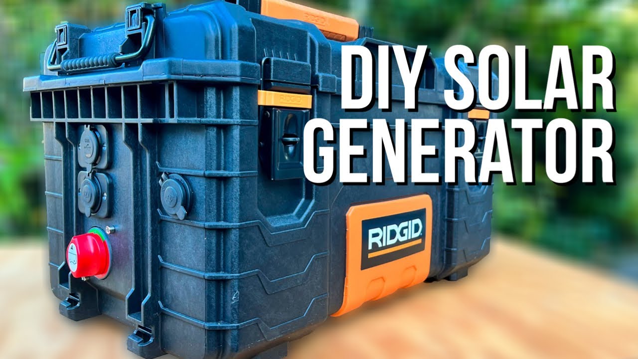 Diy Solar Generator Portable Lithium Battery Box Build Part 1