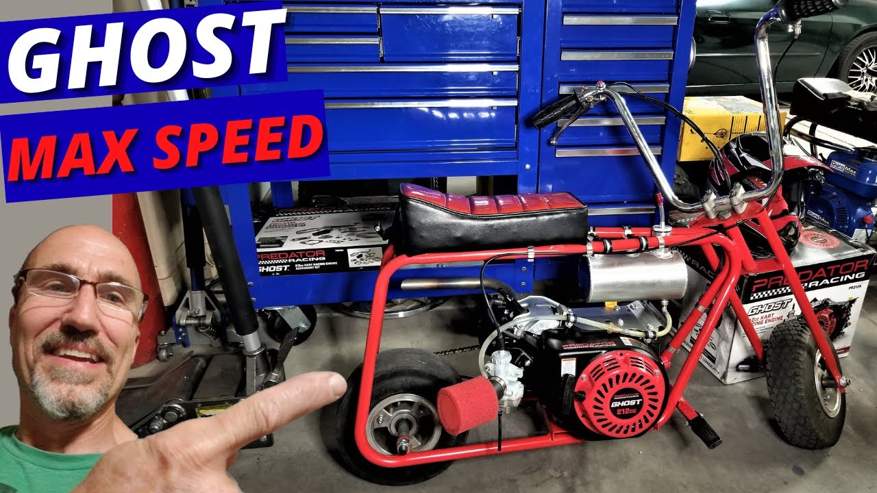 212 Ghost Max Top Speed On The Azusa Minibike Youtube