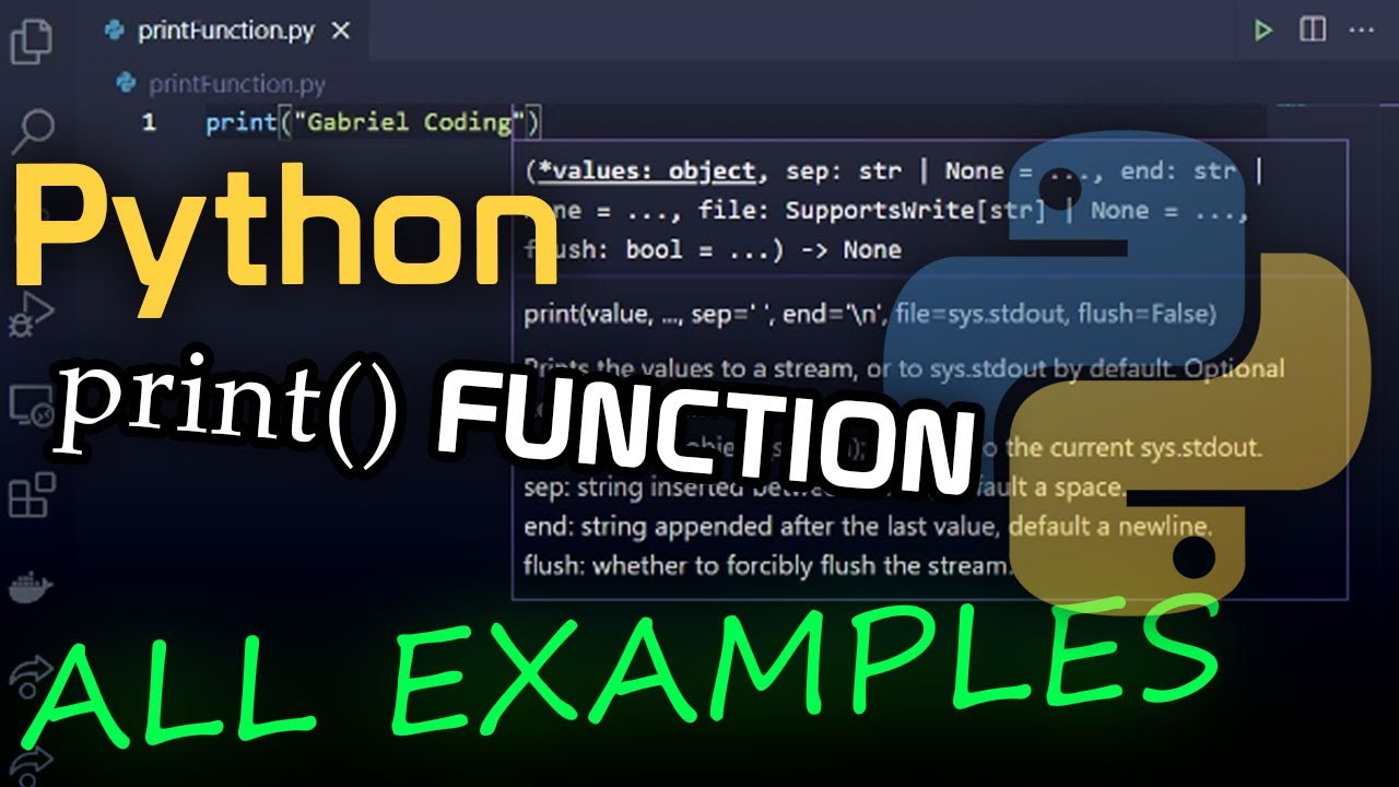 Ejemplos Función Print En Python Python Print Function Examples