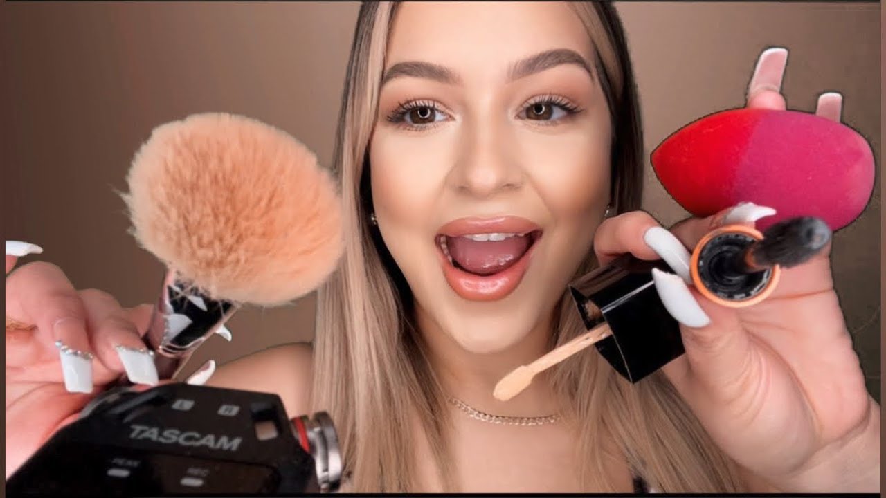 Asmr Doing Your Makeup Fast And Aggressive ёятлёяшж Youtube