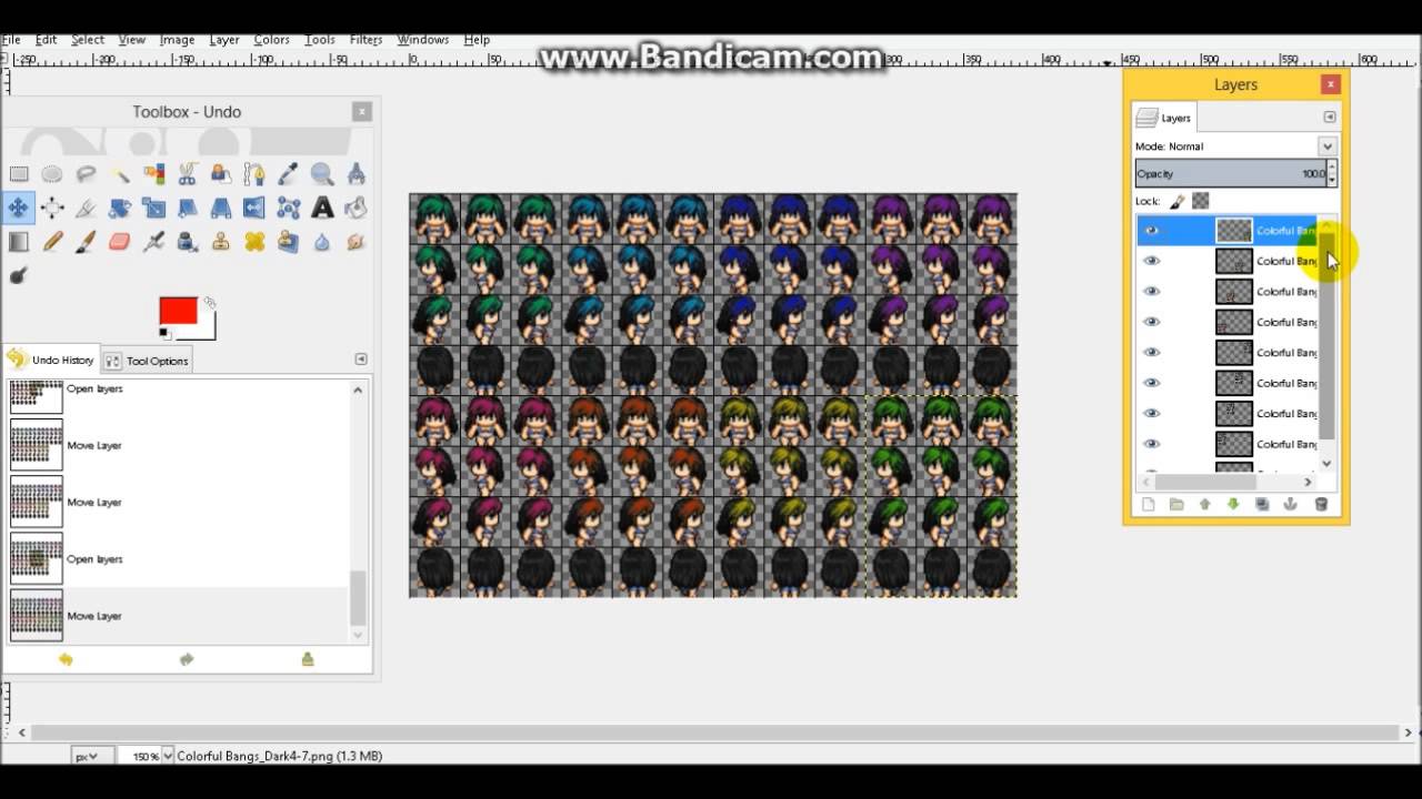 Character Sprites Sheet Gimp Rpg Maker Mv Pohhalo