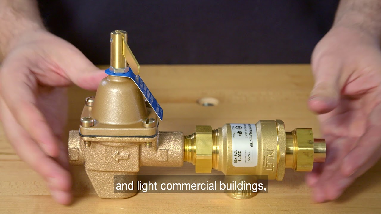 Watts Series 911 Combination Fill Valve And Backflow Preventer Youtube