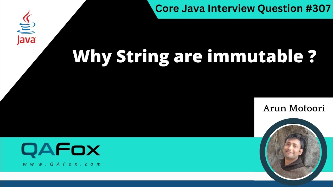 Why Strings Are Immutable In Java Core Java Interview Question 307