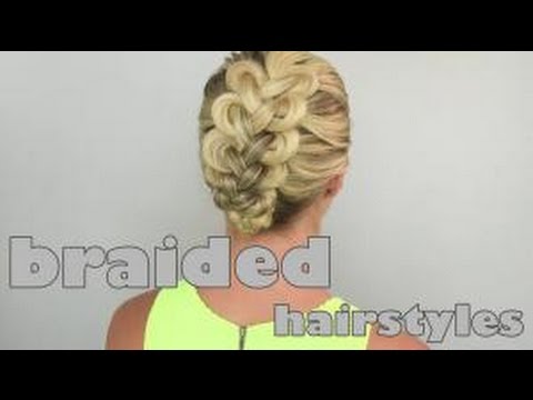 Loop Braids Braided Hairstyles Youtube
