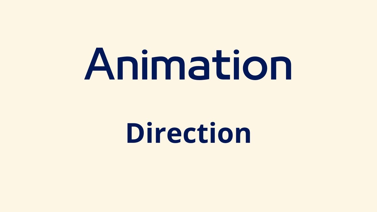 30 شرح Animation Direction Css Animation Youtube