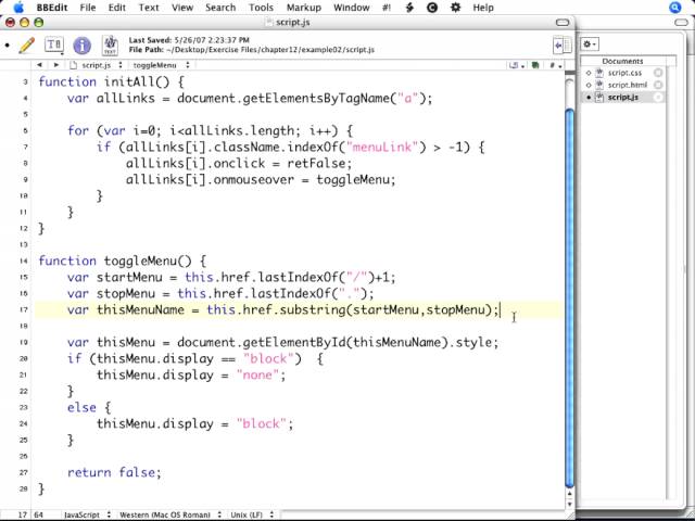 Javascript Real World Example Part 1