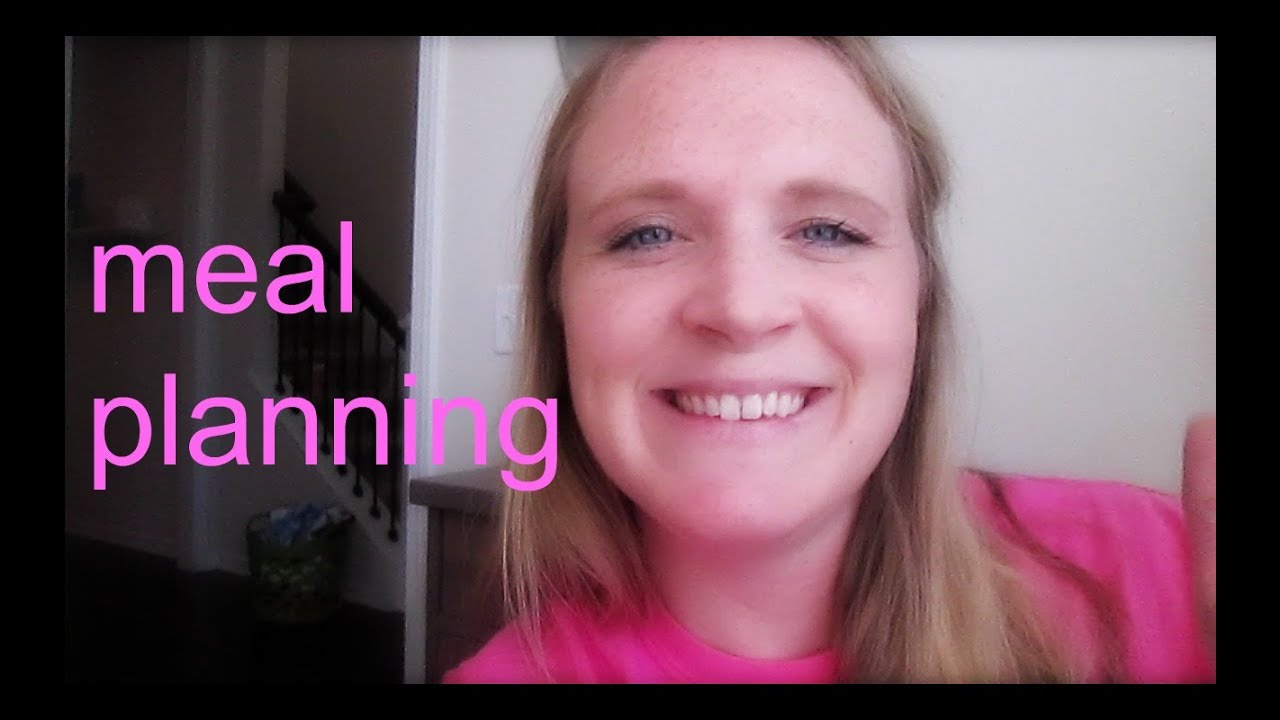 Meal Planning Youtube
