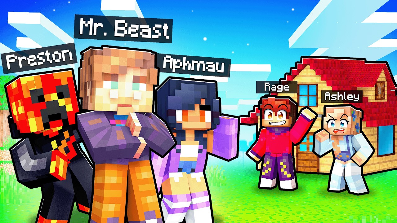 Youtubers Move To Minecraft Block City Youtube