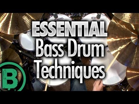 Essential Bass Drum Techniques Beginner Drum Lessons Youtube